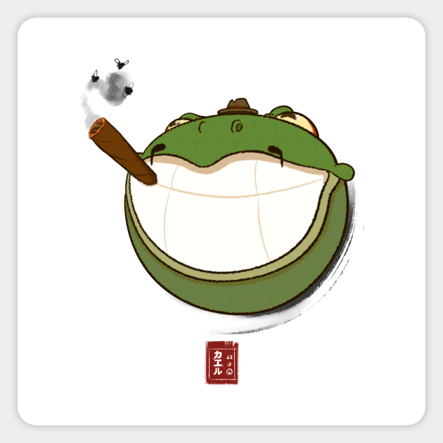 Bufo toad smoke gangster - Animal - Sticker | TeePublic Bufo toad smoke gangster - Animal - Sticker | TeePublic